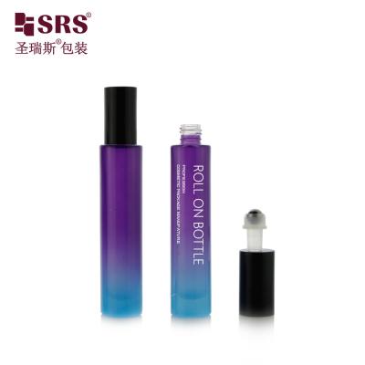 China GB1-15ml Essential Oil Roll On Container Gradient Purple Blue Colored Customized for sale