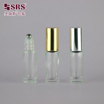 China Customizable Gemstone Roll On Glass Bottle for Skincare and Serums - Wall Bottom Design for sale