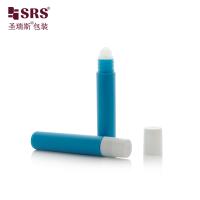 China 7ml Smooth White Plastic Roll On Bottle With Screw On Cap For Essential Oil for sale