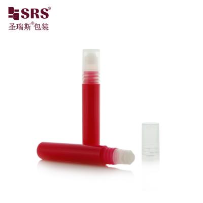 China 7ml Cylinder Plastic Roll On Bottle for Essential Oil Perfume in Various Colors and Finishes for sale