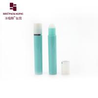 China 15ml White Plastic Roll On Bottle for Essential Oil Perfume with Screw On Cap Smooth Surface for sale