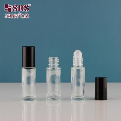 China Customized Wall Glass Roller Bottles 4ml 5ml 8ml 10ml For Skincare And Perfume for sale