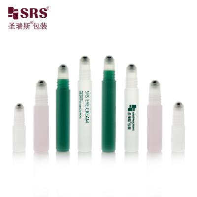 China RPPH-8ML Slim Long Shaped Custom Colored Green Red Bottle With Steel Roller Ball With Screw Cap Closure For After Bite for sale
