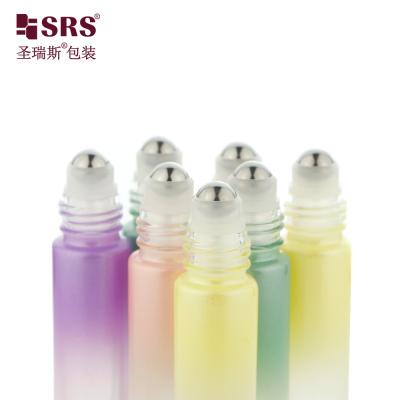China BLPM-10ml Round Shape Empty Glass Roll On Bottle For Essential Oil Fragrance for sale