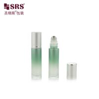 China BLPM-10ML Glass Roll On Bottle Gradient Green Cucumber Scented For Extracts for sale