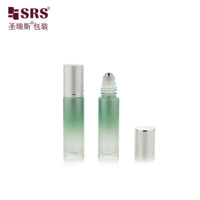 China BLPM-10ML Glass Roll On Bottle Gradient Green Cucumber Scented For Extracts for sale