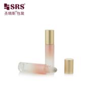China BLPM-10ML Fragrance Oil Empty Glass Roller Bottle With SS304 Ball for sale