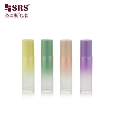 China BLPM-10ML Metal Ball Glass Roller Applicator Bottle For Aroma Oil Blends for sale