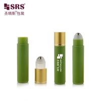 China RPA(S) 30ml Camo Green Injection PP Plastic Metal Roller Bottle 100% No Leakge for sale
