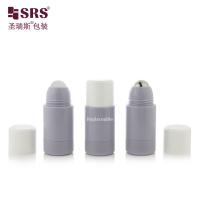 China Rppe(P)-50ml Empty Lavendar Purple Primary Packaging Refillable Roll On Bottle With Screw On Closure For Containing Pesonal Care Gel for sale