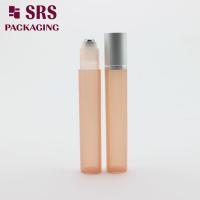 China SRS empty cosmetic 15ml plastic bottle with steel roller ball for sale