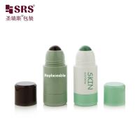 China RPPE 50ml Eco Friendly Roll On Container Primary Packaging For Containing Liquid Deodorant Formula With Gemstone Balls for sale