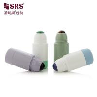 China 50ml Empty Reusable PP PCR Plastic Roller Bottle With Gemstone Ball For Cosmetic And Pharmaceutical Packaging for sale