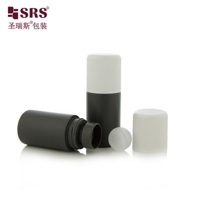China RPPC1-60ml Gray Disinfectant Bottle PP Roll On Bottle 50ml-90ml With Cylindrical Round Structure for sale