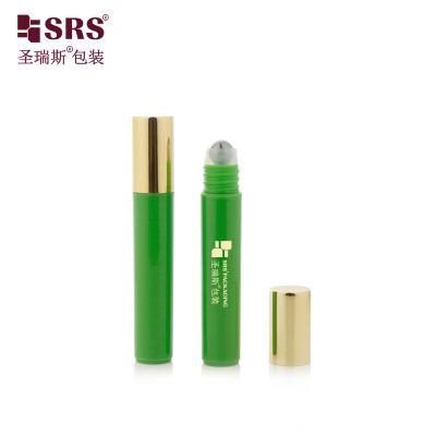 China RPA-7ML Empty PP Roll On Bottle with gold metal cap for acne treatment for sale