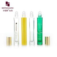 China 10ML Roll On Glass Bottle with Customized Color No Leakage and Screen Printing for Cosmetic Packaging for sale