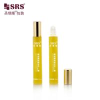 China 10ml Cylinder Glass Roll On Bottle with Screen Printing for Cosmetic Perfume and Essential Oils - OEM/ODM Available for sale