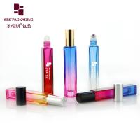 China Luxury 10ml Glass Roll On Bottle with No Leakage and No Scratching for Perfume and Essential Oil for sale
