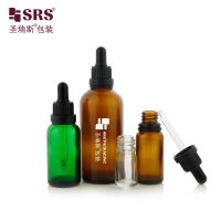 China Large Head Tamper Proof Cap 5ml 10ml 15ml 20ml 30ml 50ml 100ml Glass Dropper Bottle for Skincare for sale