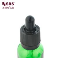 China Hot Selling Glass Dropper Bottle for Skincare Essential Oil with Press Screw Tamper Evident for sale