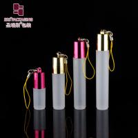 China Wholesale 5ml Plastic Bottle Roller With Hook Portable Keychain Perfume Empty Bottle for sale