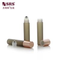 China Perfume Oil Cosmetic Roll on Bottles 3ml Empty Roller Vials With Aluminum Screw Lid for sale