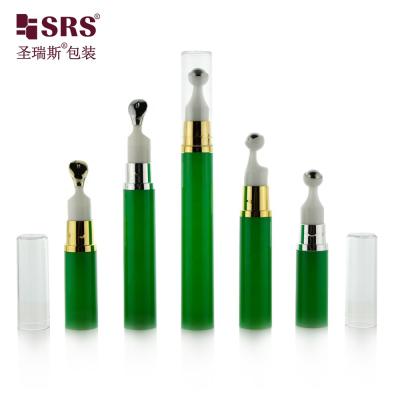 China 5ML 10ML 12ML 15ML High Quality Eye Cream Lotion Cosmetic Empty Tube Vacuum Roll on Luxury Roller AS Airless Pump Bottle for sale
