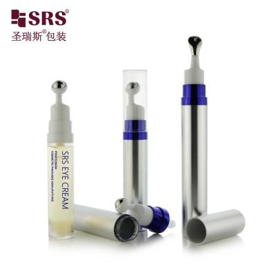 China SRS 8ML 10ML 15ML Airless Bottle Roll on Bottle High Quality Hot Sale Eye Cream Massage Container for sale