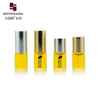China 1ml 2ml 3ml Empty Transparent Roller Bottle Screw Mouth Essential Oil Bottle Small Glass Bottle With Metal Cap for sale