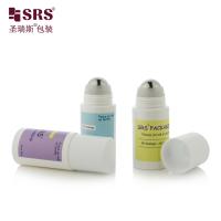 China PET30-50ML Leak-proof PET Plastic Bottle With Label Design And Metal Roller Ball For Deodorant Liquid for sale