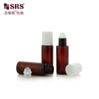 China PET18-15ml 20ml Recyclable Plastic PET Plastic Container With Glass Roller Bottle For Liquid for sale