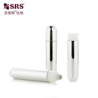China RPPG 20ml Custom Electro Plating Silver Colored Pp Pcr Plastic Roller Bottle For Serum Skin Care for sale
