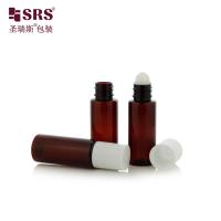 China Empty PET Plastic Bottle With Plastic Roller Ball For Mosquito Bite Serum Packaging 15ml 20ml for sale