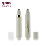 China AY-10ml Wholesale Glossy White Roller Bottle with Clear Cap Metal Ball with Silkscreen Printing for Eye Cream for sale
