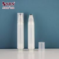 China AY-10ML Wholesale Natural Transparent Plastic Roller Bottle With Airless Roll On Cap For Emulsion Eye Cream for sale