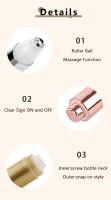 China AY-10ML Empty Pp Plastic Double Wall Airless Pump Roll On Bottle Packaging For Scalp Care Cream Serum for sale