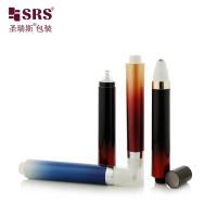 China AY-15ML Wholesale Black Matte Pen-Style Press Bottle With Silver Trim For Liquid Concealer Lip Gloss&Cosmetic Packaging for sale