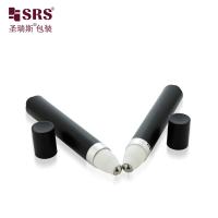 China AY-15ML Wholesale Black Matte Pen-Style Press Bottle With Silver Trim For Liquid Concealer Lip Gloss&Cosmetic Packaging for sale
