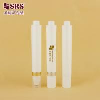 China AY-15ML Wholesale Double Layer White Roller Bottle With Metal Roller Ball For Scalp Hair Care Packaging for sale