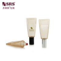 China GB3-10ml Wholesale Beige Gradient Glass Tubes With Metal Roller Ball For Eye Oil Hand Oil Cosmetic Packaging for sale