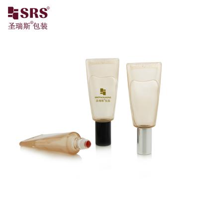 China GB3-10ml Wholesale Beige Gradient Glass Tubes With Metal Roller Ball For Eye Oil Hand Oil Cosmetic Packaging for sale