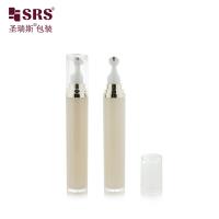 China LR001-15ML 20ML Spray Coating Light Pink Colored Acrylic Roll On Bottle Packaging For Hair Treatment for sale