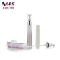 China LR001-15ML 20ML Spray Coating Light Pink Colored Acrylic Roll On Bottle Packaging For Hair Treatment for sale
