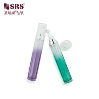 China LR001-15ML 20ML Coating Blue Colored Acrylic Premium Eye Serum Lotion Pump Roller Bottle Contaienr for sale