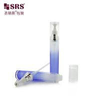 China LR001-15ML 20ML Coating Blue Colored Acrylic Premium Eye Serum Lotion Pump Roller Bottle Contaienr for sale