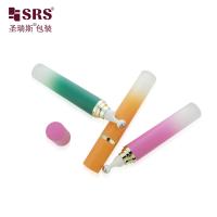 China LR001-15ML 20ML Acrylic Thick Double Wall Roller Bottle Container With Diptube Pump For Cosmetic Packaging for sale