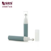 China Cosmetic Eye Cream Container with Mint Green Body Roller Ball 7.5ML 10ML 15ML for sale