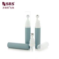 China Colorful 10ml Plastic Eye Cream Roller Bottle with Metal Tip Applicator 7.5ml 10ml 15ml for sale