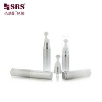 China 15g Matte Silver Gradient Eye Cream Roller Bottle with Silver Cap for Male Cosmetics for sale