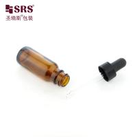 China BOS001-60ML Wholesale Green Glass Dropper Bottles With  White Cap For Essential Oil Serum Packaging for sale